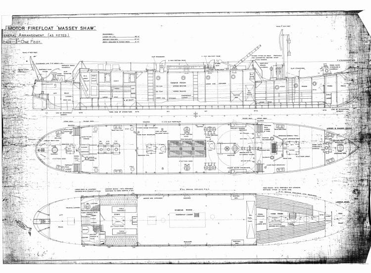 Massey Shaw fireboat plans - Massey Shaw Education Trust